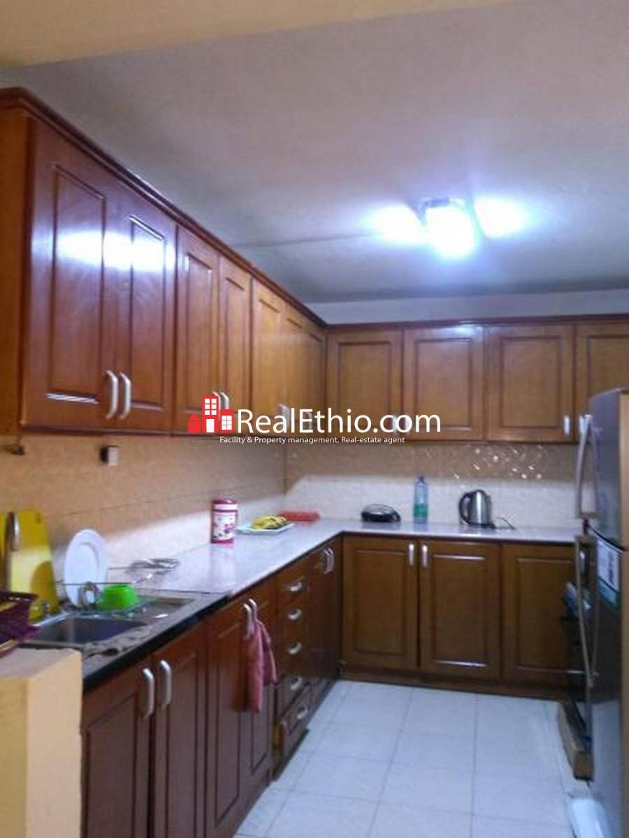 Asko Addisu Sefer, Fully furnished 3 BR house for rent, Addis Ababa.