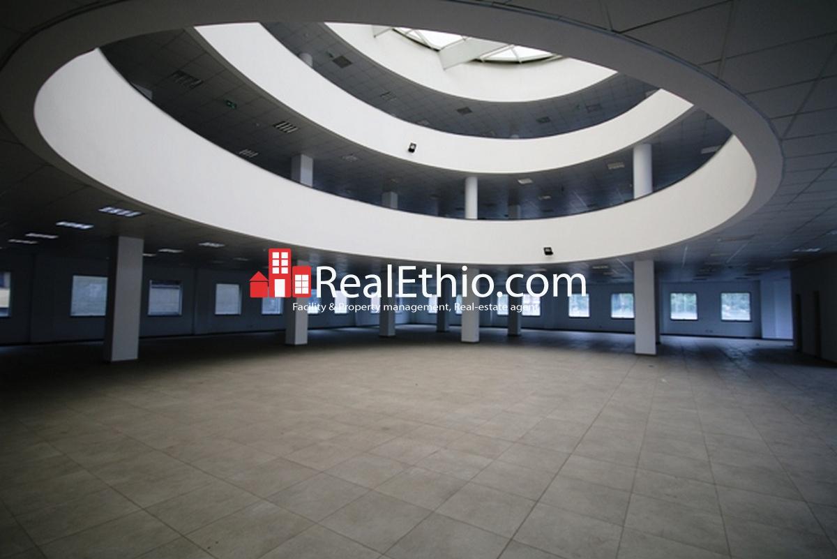 Bole Olompia, G+4+B office building for rent, Addis Ababa.