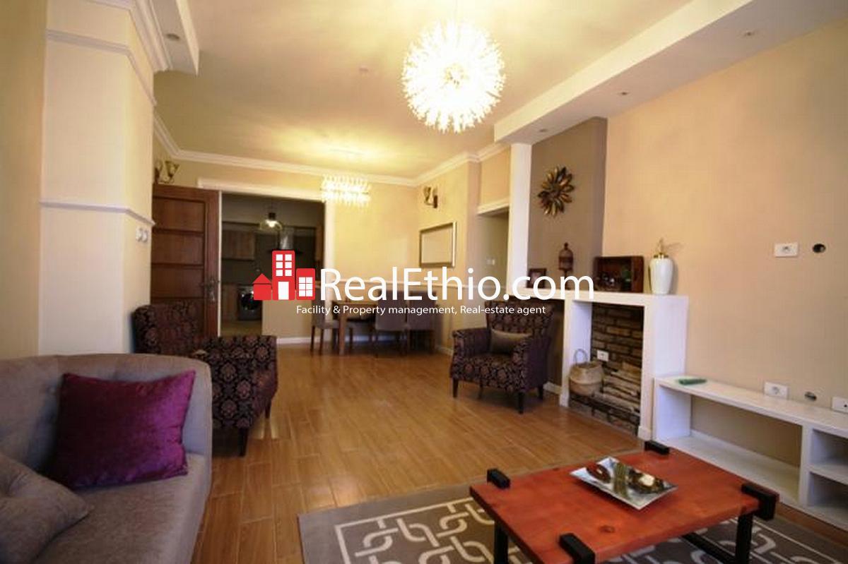 Gotera, 3 BR furnished apartment for rent, Addis Ababa