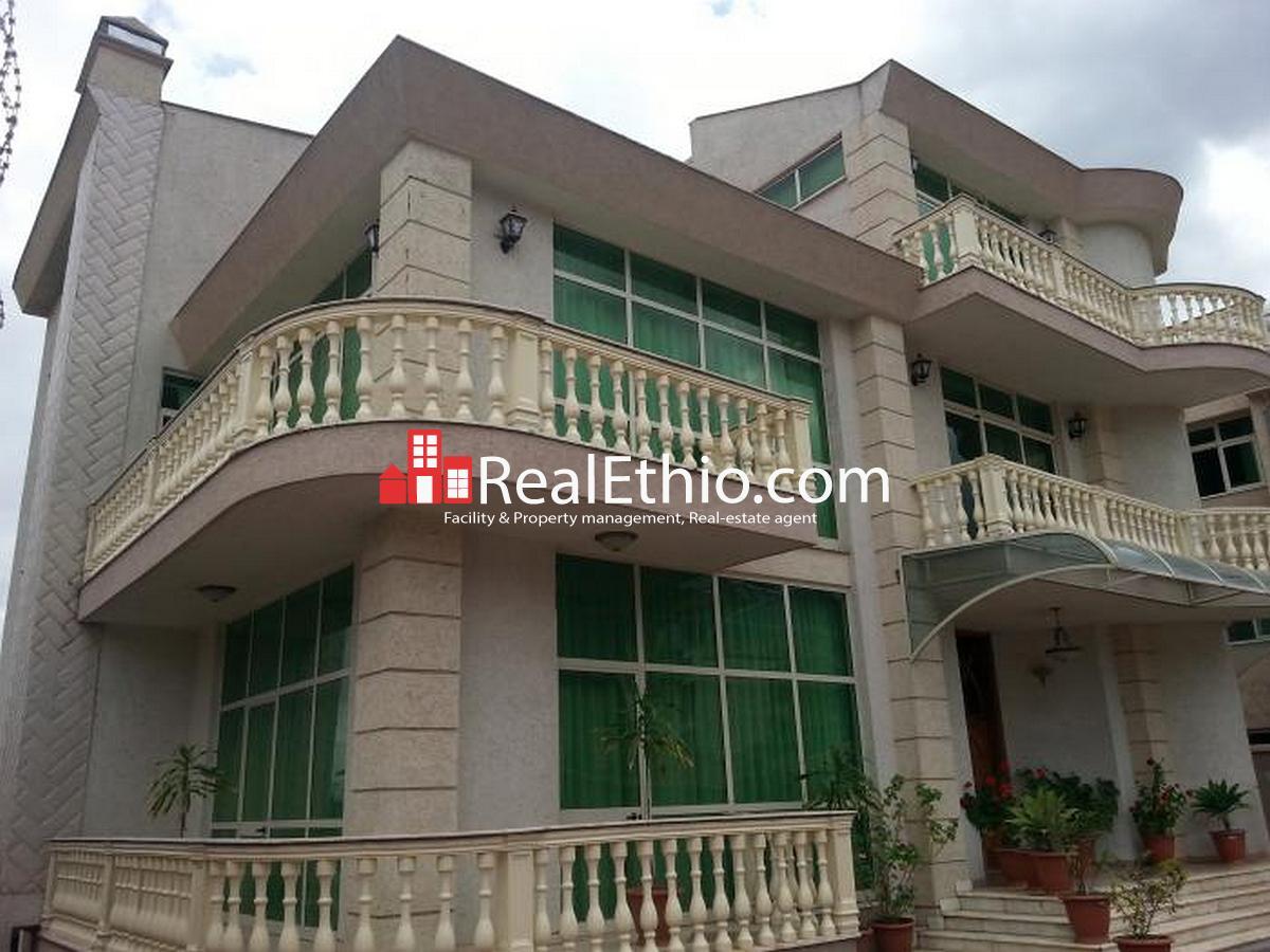 6 BR ground plus 2 house for rent at Kotebe, Addis Ababa
