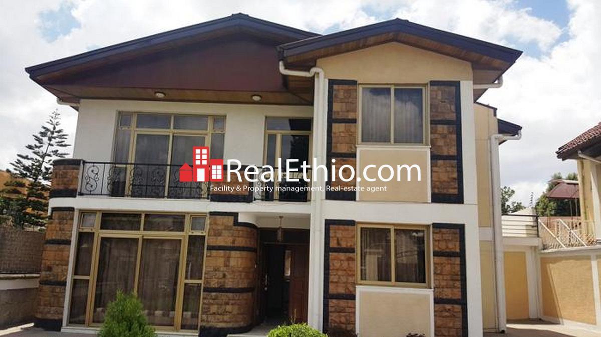 3 BR ground plus 1 house for rent at Gerji Jacros, Addis Ababa, Ethiopia.