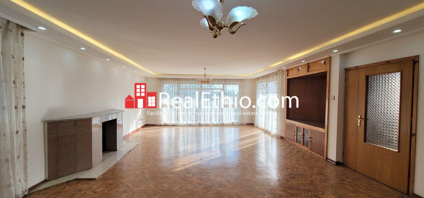 Bole 19, ground plus 1 villa house for rent, Addis Ababa, Ethiopia.