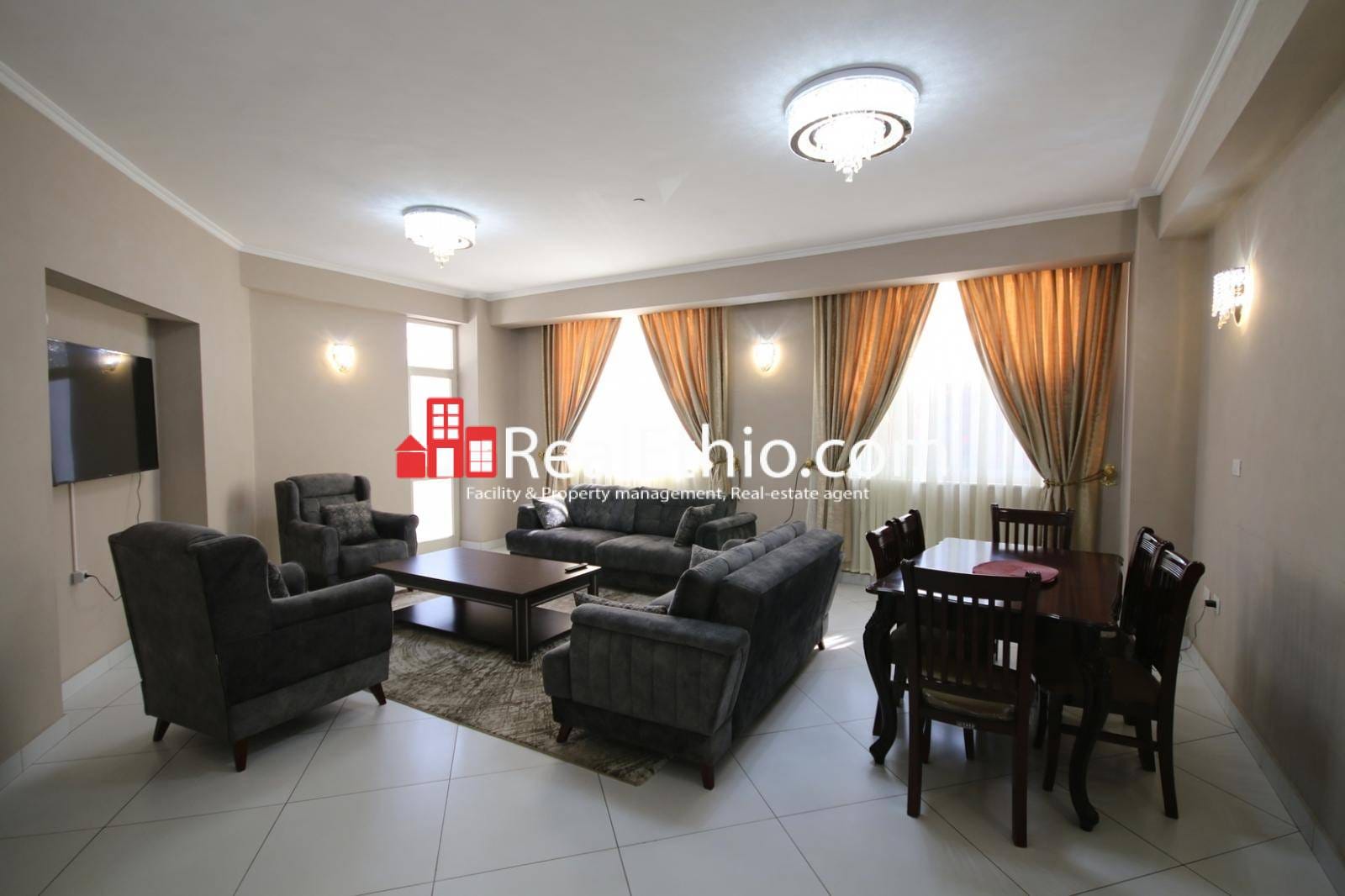 Bole Atlas 3 Bedrooms furnished in Addis Ababa for Rent