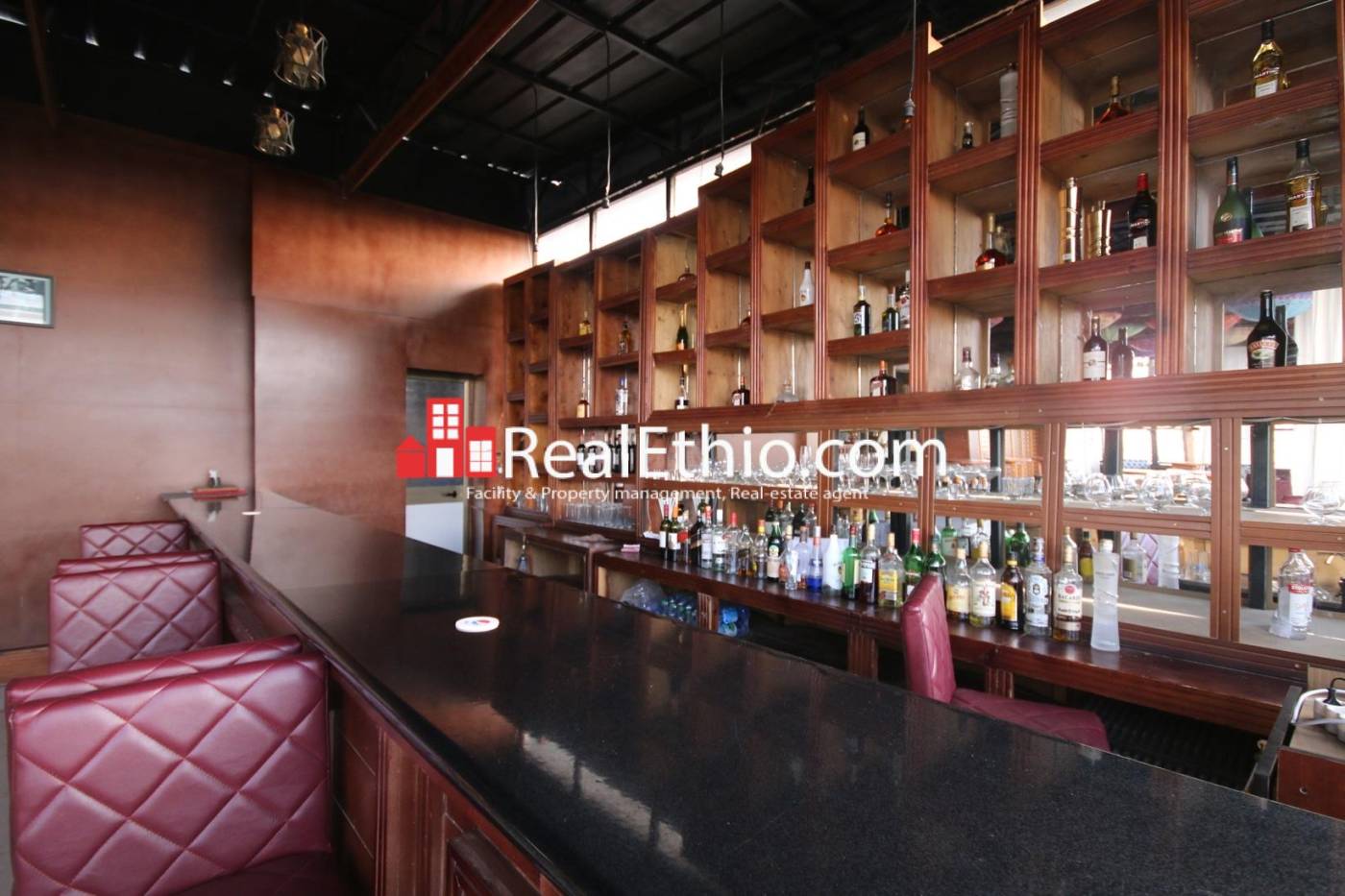 Bole, furnished bar space for rent, Addis Ababa. - Real Ethio