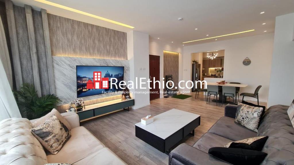Gotera, 3 BR furnished apartment for sale, Addis Ababa.