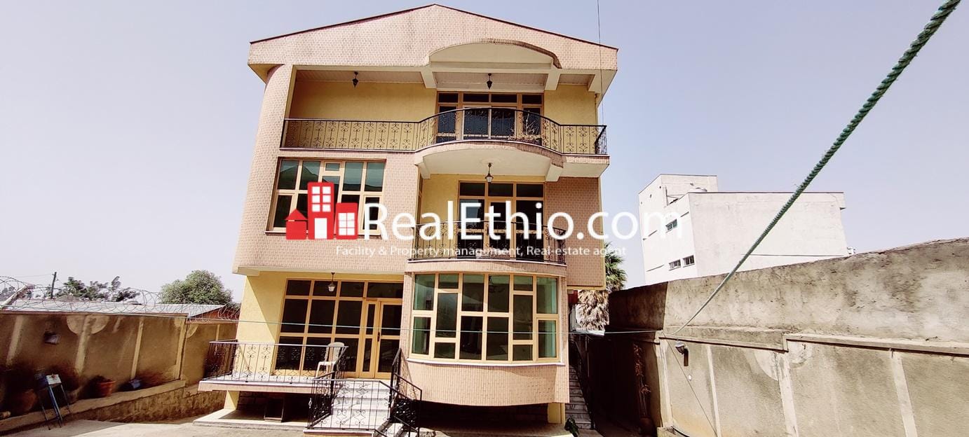 Megenagna, G+3+B house for rent located, Addis Ababa.