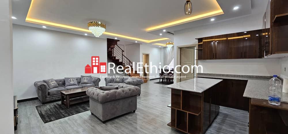 Megenagna Furnished Duplex 3 Bedrooms in Addis Ababa - Rent