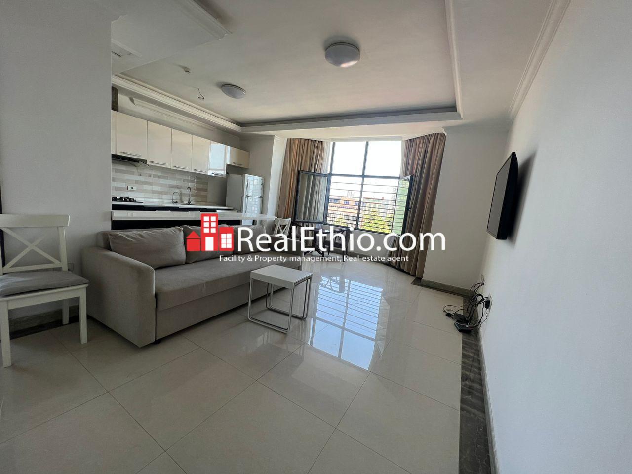 Bole Atlas, 1 BR Furnished Apartment for Rent, Addis Ababa.