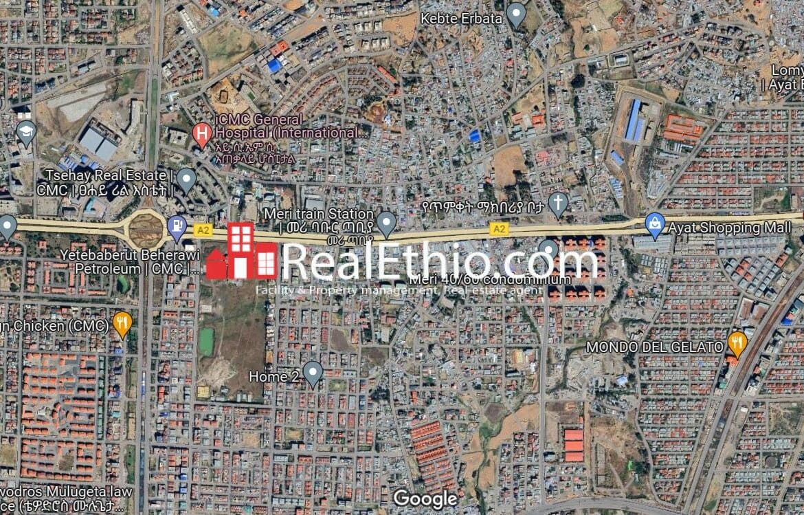 Land for Sale CMC Meri in Addis Ababa - Prime Location