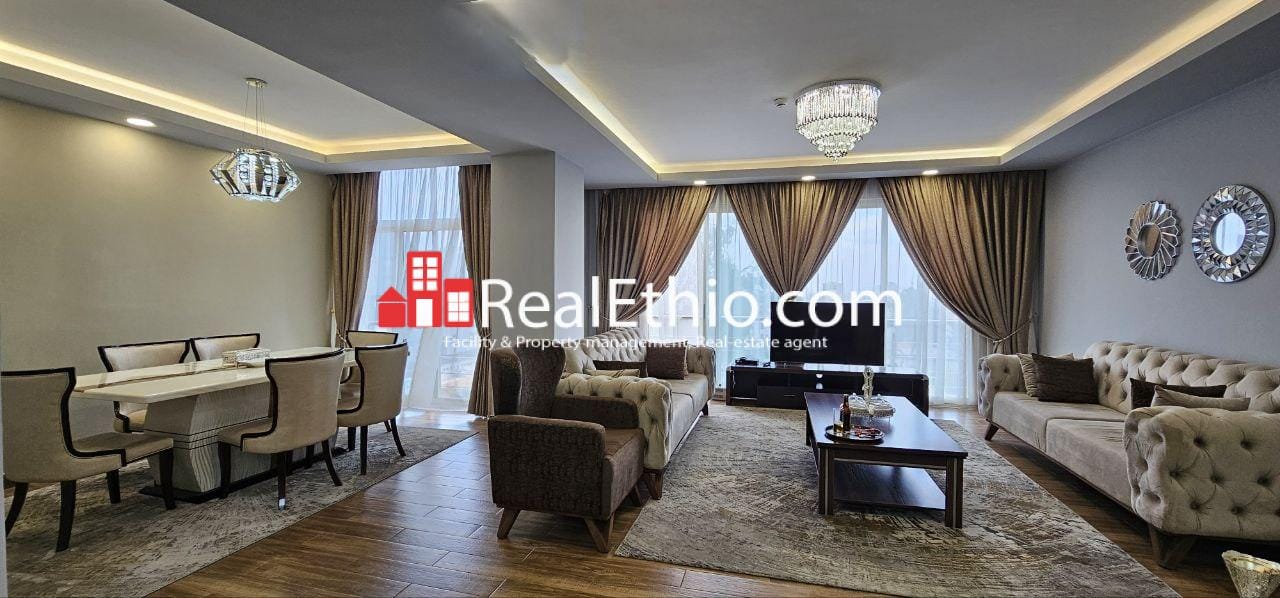 Furnished 3 Bedrooms Apartment for Rent in Addis Ababa