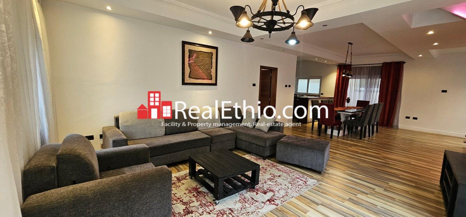 Furnished 2 Bedrooms G1 house for rent in Legetafo, Oromia